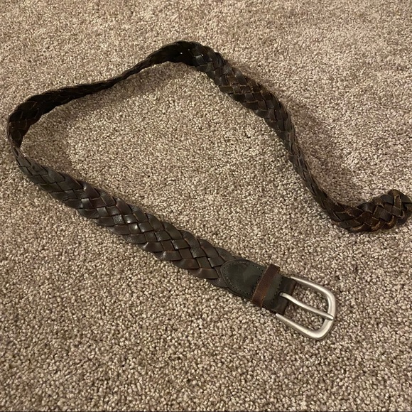 Accessories | Dark Brown Braided Belt | Poshmark